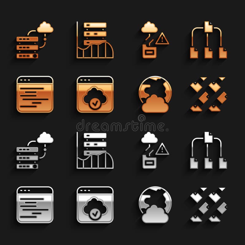 Set Cloud Technology Data Transfer, Folder Tree, Data Stream, Social ... Set Cloud Technology Data Transfer, Folder Tree, Data Stream, Social ...