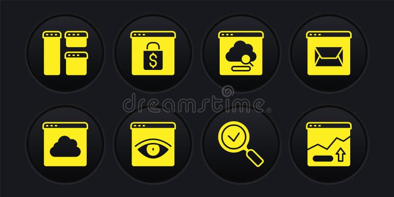 Set Cloud Technology Data Transfer, Website and Mail, Browser Incognito ...