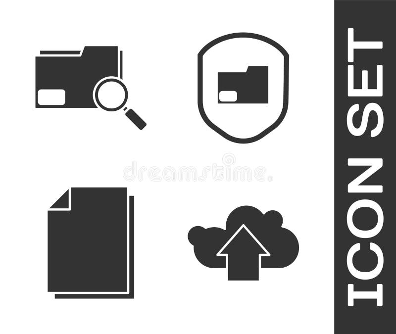 Set Cloud Upload, Search Concept with Folder, Document and Document ... Set Cloud Upload, Search Concept with Folder, Document and Document ...