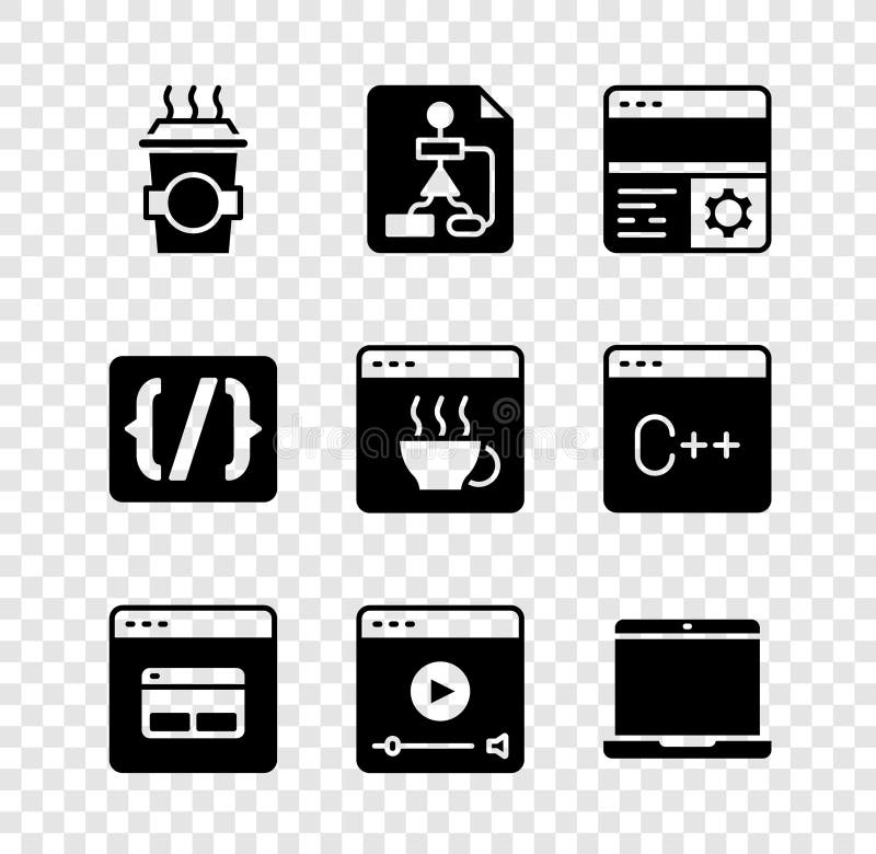 Set Coffee Cup To Go, Flowchart, Debugging, Search Engine, Online Play ... Set Coffee Cup To Go, Flowchart, Debugging, Search Engine, Online Play ...