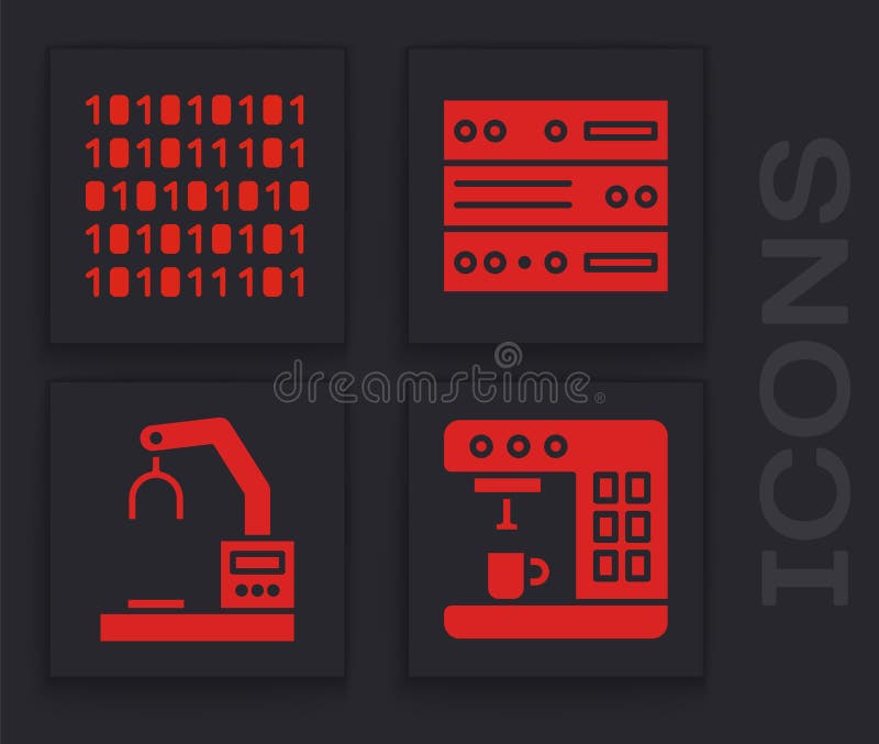 Server Factory Logo Icon Design Stock Vector - Illustration of manufacture, design: 125581237