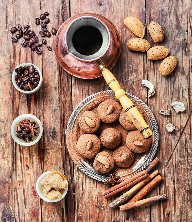 Set of coffee spices stock image. Image of energy, beverage - 85005497