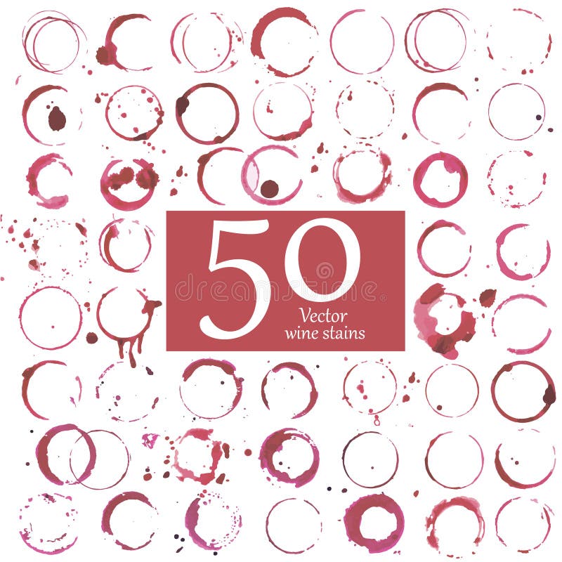 Set of Coffee and Tea Stains Stock Vector - Illustration of coffee ...