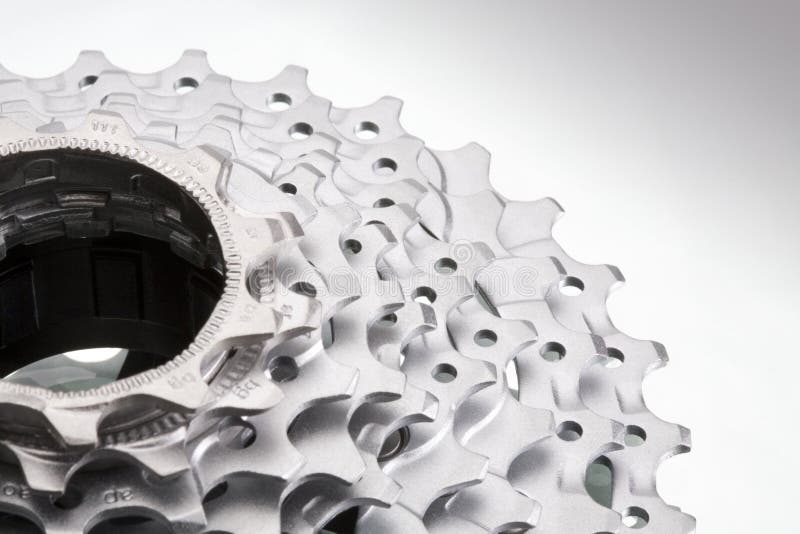 A Set of Cogs from a Mountain Bike Stock Photo - Image of gears ...