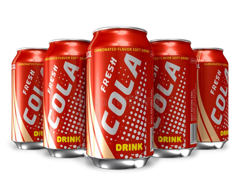 Vector Illustration of Classic Coca-cola Can Isolated on White ...