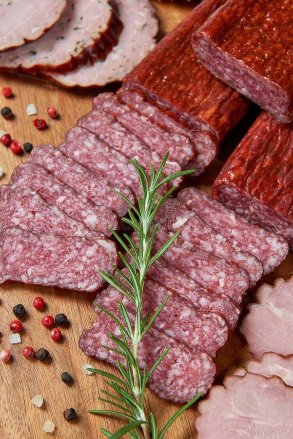 Set of cold cuts stock image. Image of ingredients, pepper - 88461591