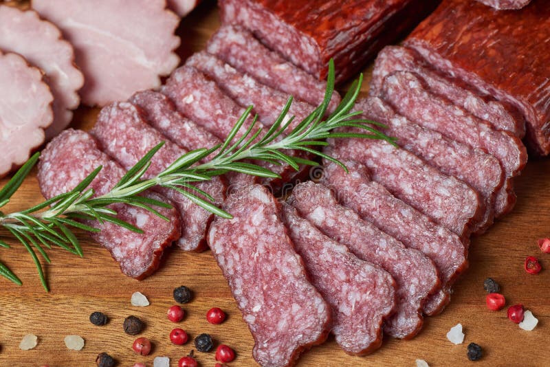 Set of cold cuts stock photo. Image of buckrams, boiled - 88533292