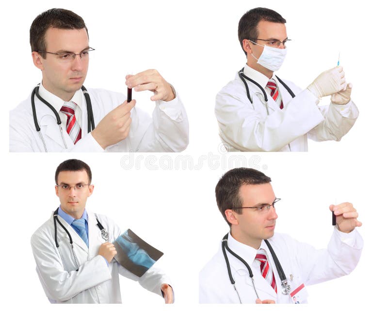 Set (collage) of doctor stock image. Image of laboratory - 29413167