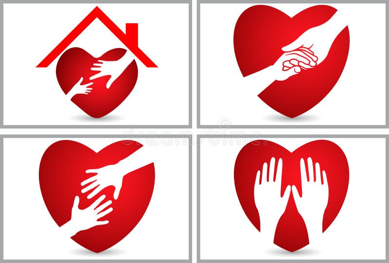 Care logo collection stock vector. Illustration of collection - 28974797