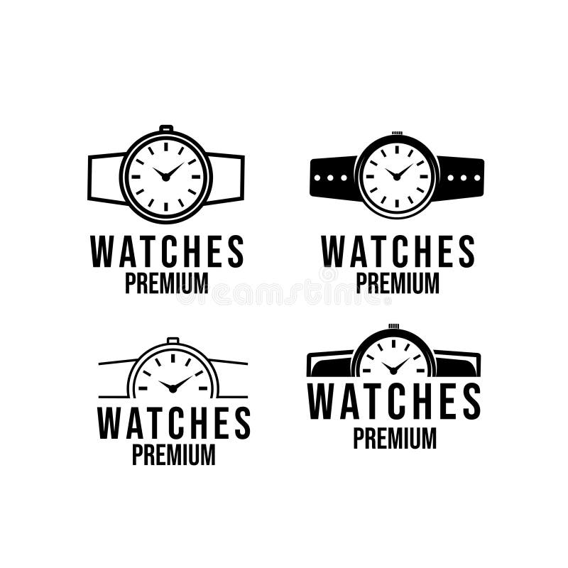 Set Collection Watch Vintage Luxury Logo Icon Design Stock Vector ...