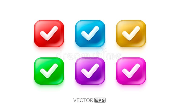 Set Color Button Stock Illustrations – 277,923 Set Color Button Stock ...