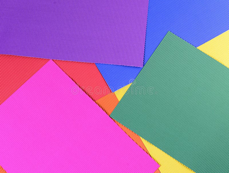 Set of a Color Crepe Paper Close Up Stock Image - Image of closeup ...