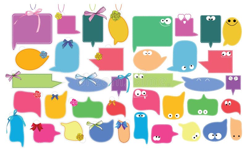 Funny Labels for School Notebook Stock Vector - Illustration of object ...