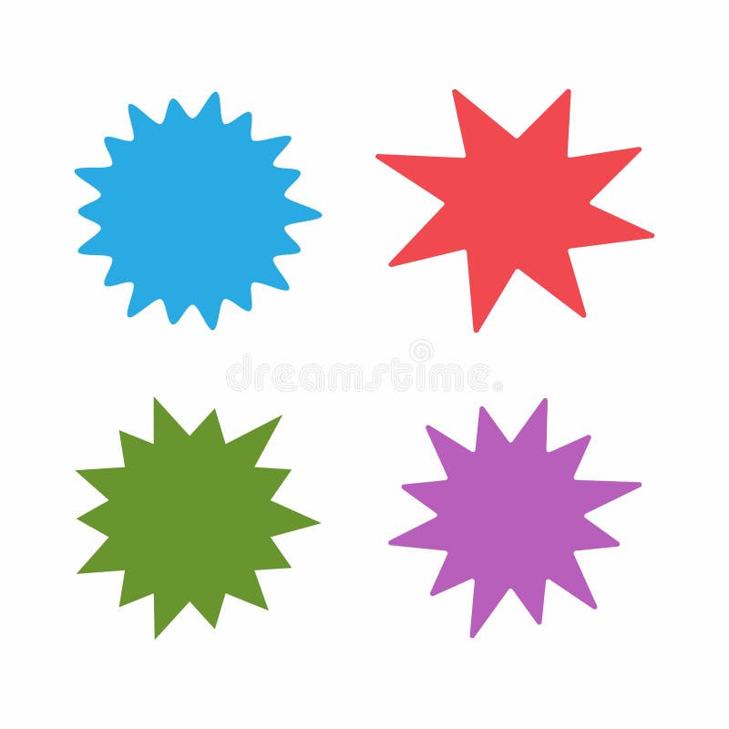 Green starbursts set stock vector. Illustration of environment - 31278036