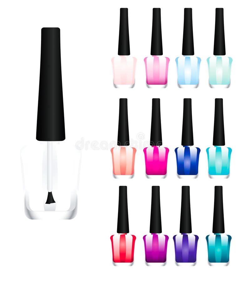 Manicure Nail shape stock vector. Illustration of shape - 19677980