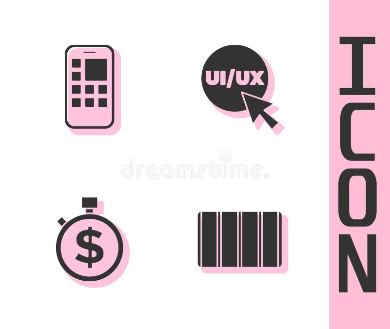 Set Color Palette Guide, Mobile Apps, Time is Money and UI UX Design ...