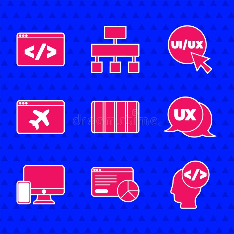 Set Color Palette Guide, Website Statistic, Front End Development, UI UX Design, Monitor and ...