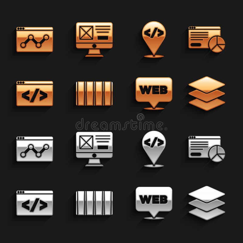 Set Color Palette Guide, Website Statistic, Layers, and Graphic Design, Front End Development ...