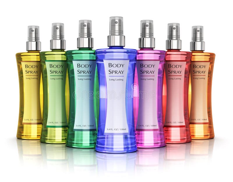 Set of perfumes stock illustration. Illustration of aromatherapy - 30199712