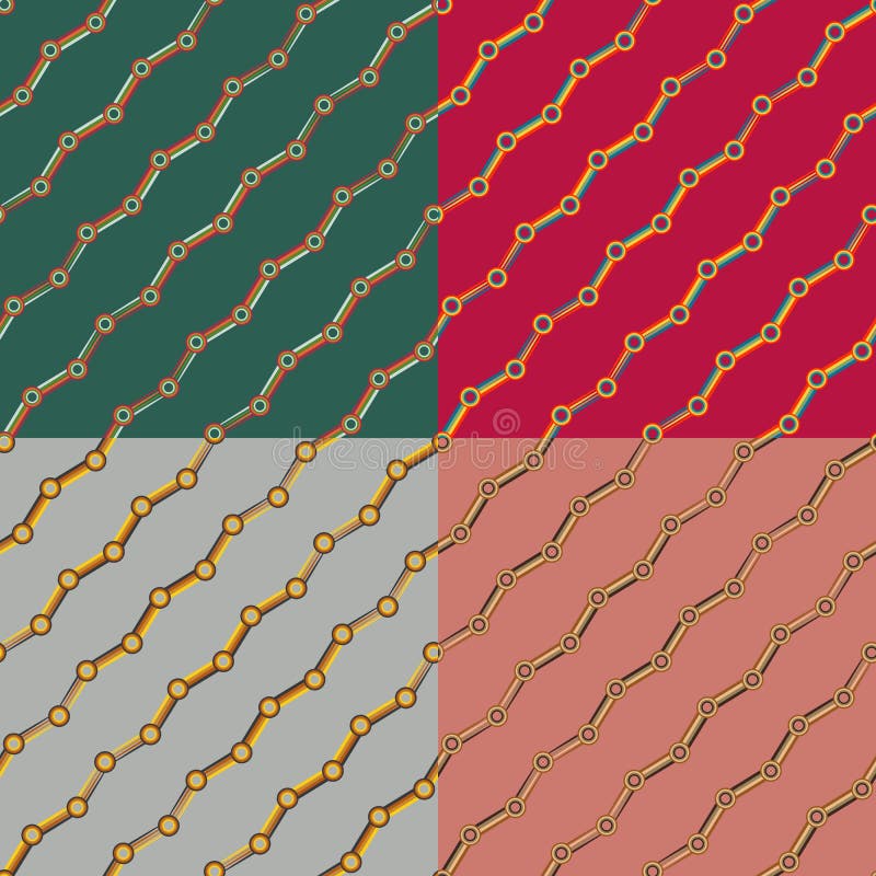 Set Color of Seamless Patterns Stock Vector - Illustration of light ...