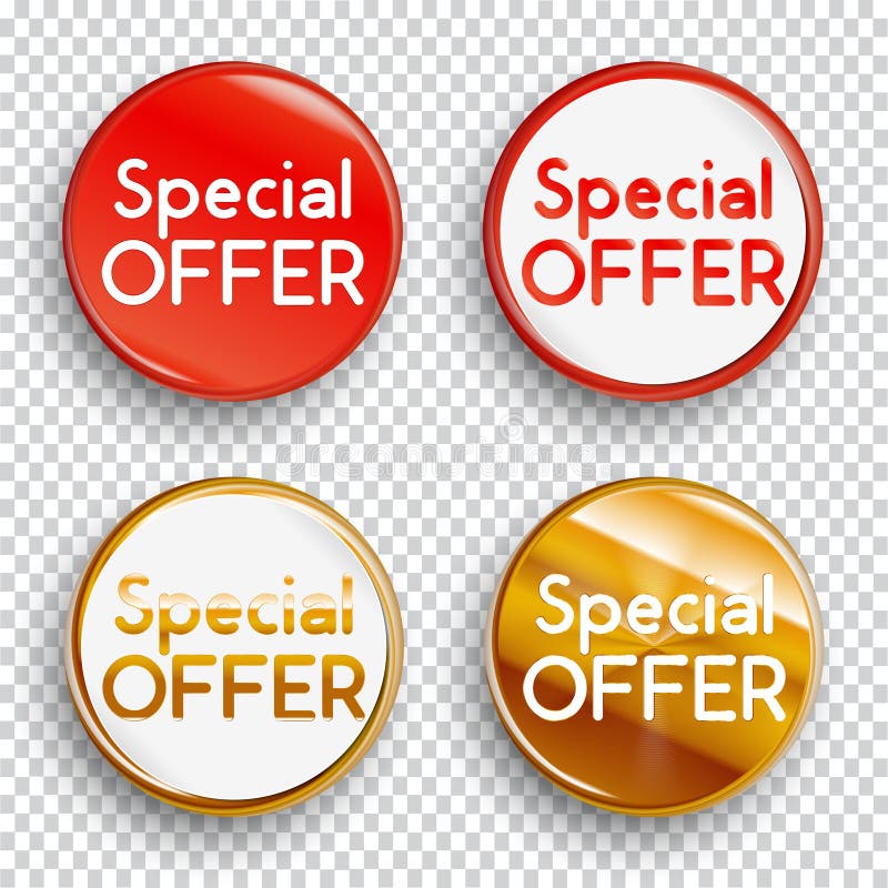 Special offer stock vector. Illustration of label, button - 120418535
