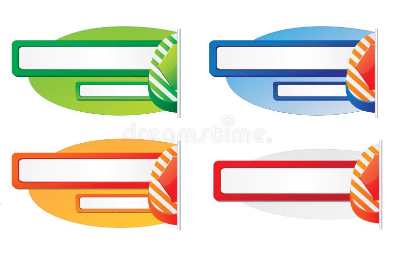 Set of color tags. stock vector. Illustration of discount - 31922153