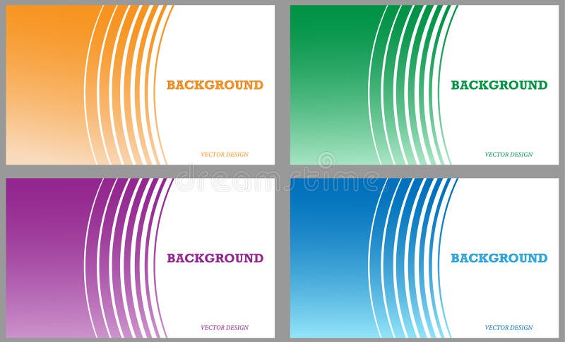 Set of Colored Backgrounds for Covers, Banners, and Theme Design Stock ...