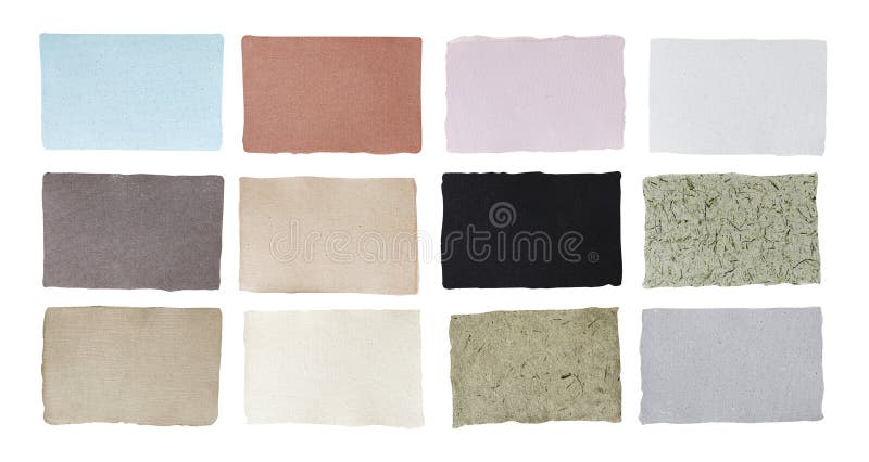 Set of Colored Cardboard Isolated on White Background. for Your Design ...