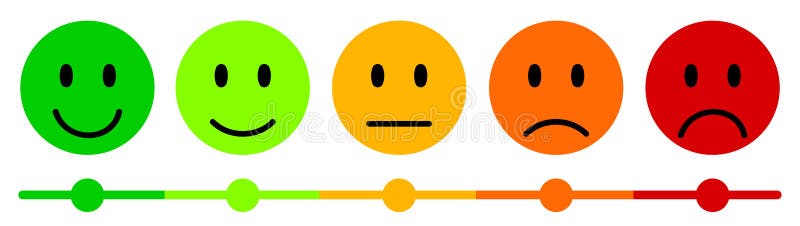 Set Colored Faces Emoticon Icons, Cartoon Emoticons - Vector Stock ...