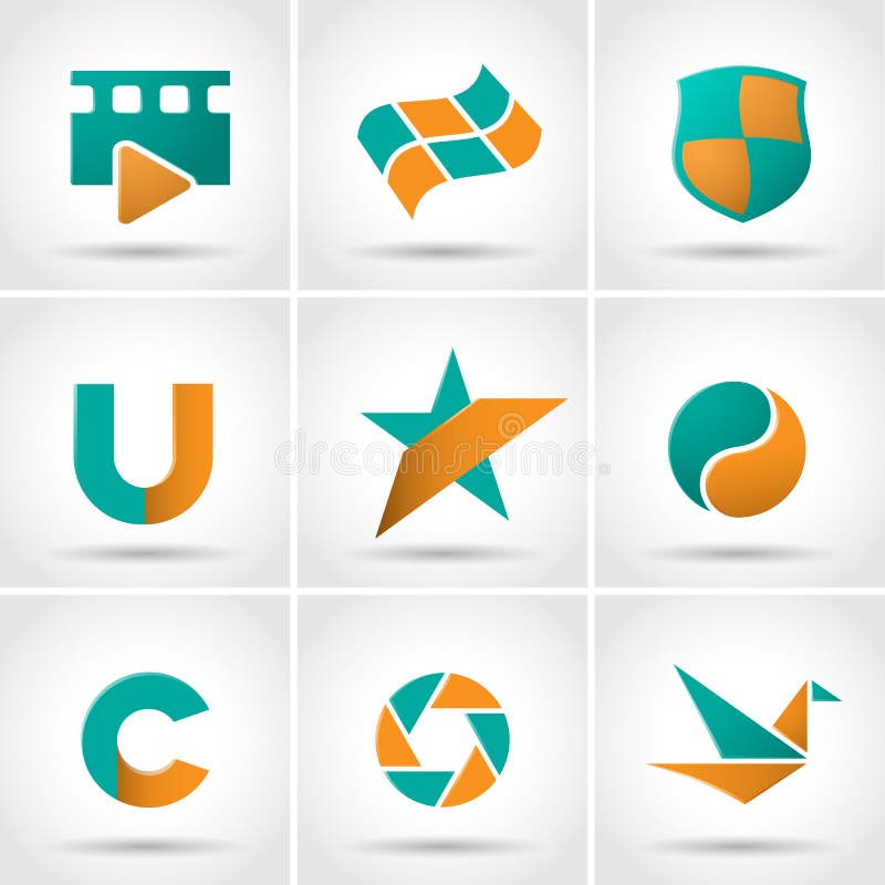 Set of colored icons. stock vector. Illustration of vector - 74694169