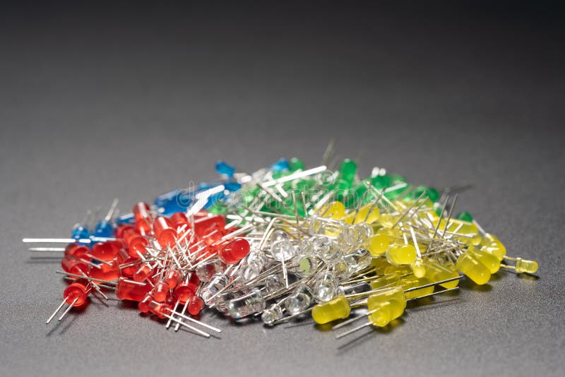 Color LED elements diode stock image. Image of blue - 187459625