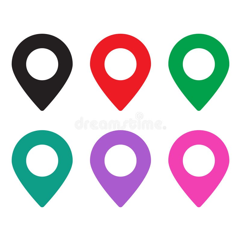3d Map Pins. Map Location Pin. Navigation Marker on the Map. Map ...