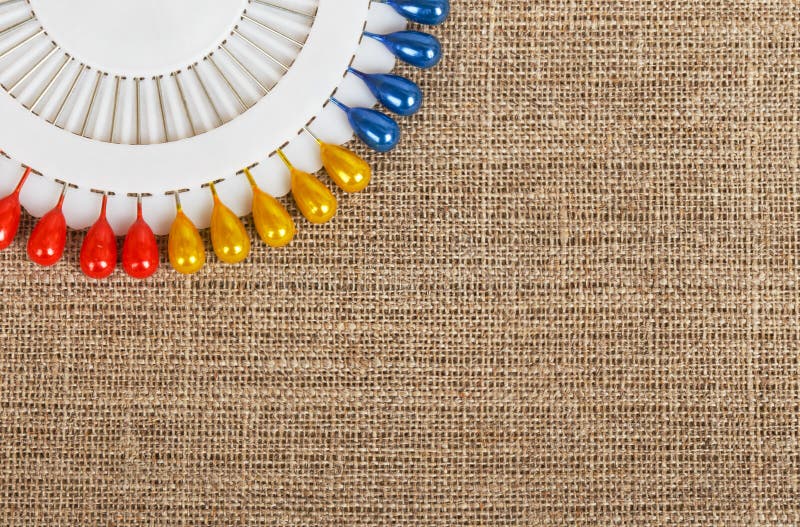 Set of colored pins stock photo. Image of leisure, fabric - 47903786