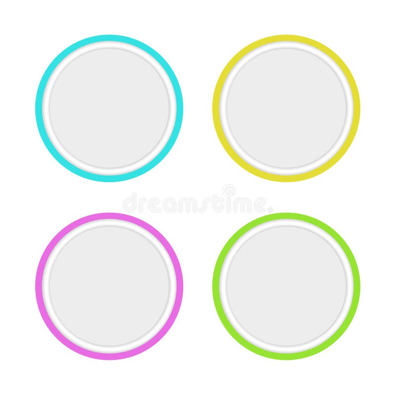 Set of Colored Round Buttons Stock Illustration - Illustration of ... Set of Colored Round Buttons Stock Illustration - Illustration of ...