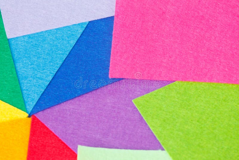 A Set of Colored Sheets of Felt Stock Photo - Image of pastel, felt ...