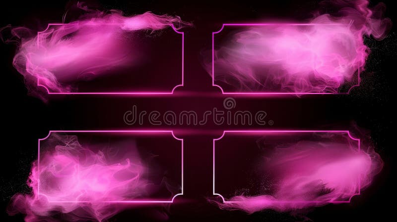 Pink Black Smoke Border Png Stock Photos - Free & Royalty-Free Stock ...