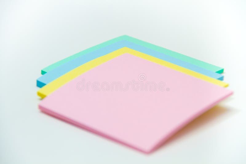 Set of colored sticker stock image. Image of isolated - 50595569