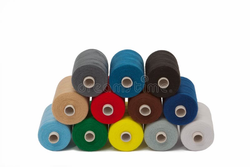 Fabric rolls. stock image. Image of goods, cloth, shop - 16356573