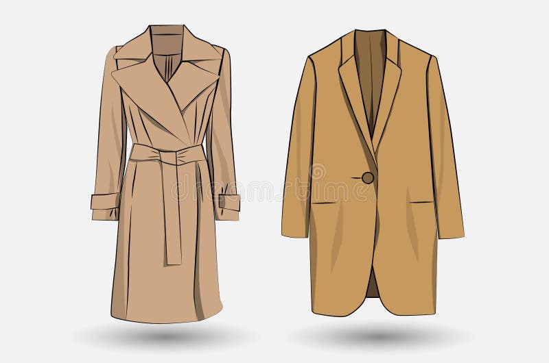 Women Coats Icon Set Stock Illustrations 162 Women Coats Icon Set
