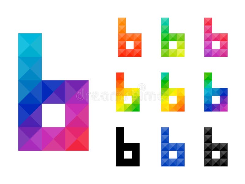 Letter B Small Logo Stock Illustrations – 501 Letter B Small Logo Stock ...