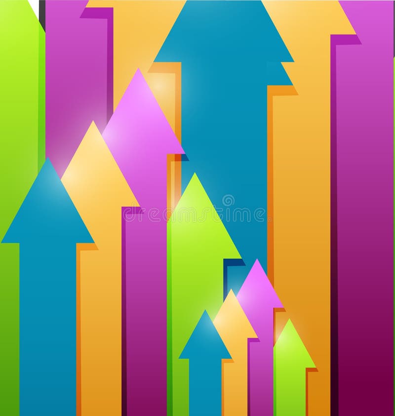 Colorful success pie chart stock vector. Illustration of graphics ...