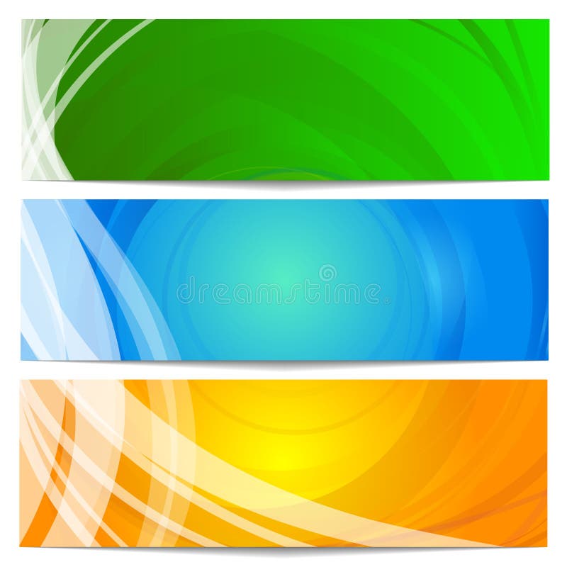 Set of Colorful Banners Illustration. Stock Vector - Illustration of ... Set of Colorful Banners Illustration. Stock Vector - Illustration of ...