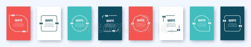 Set of Colorful Banners with Quote Frames. Speech Bubbles with ... Set of Colorful Banners with Quote Frames. Speech Bubbles with ...