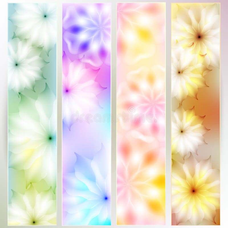 A set of colorful cards stock vector. Illustration of graphic - 36044103