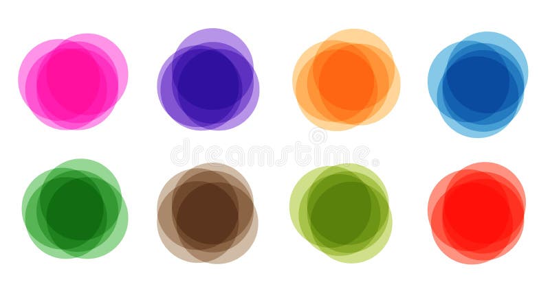 Set Colorful Circle Banners - Vector Stock Vector - Illustration of ...