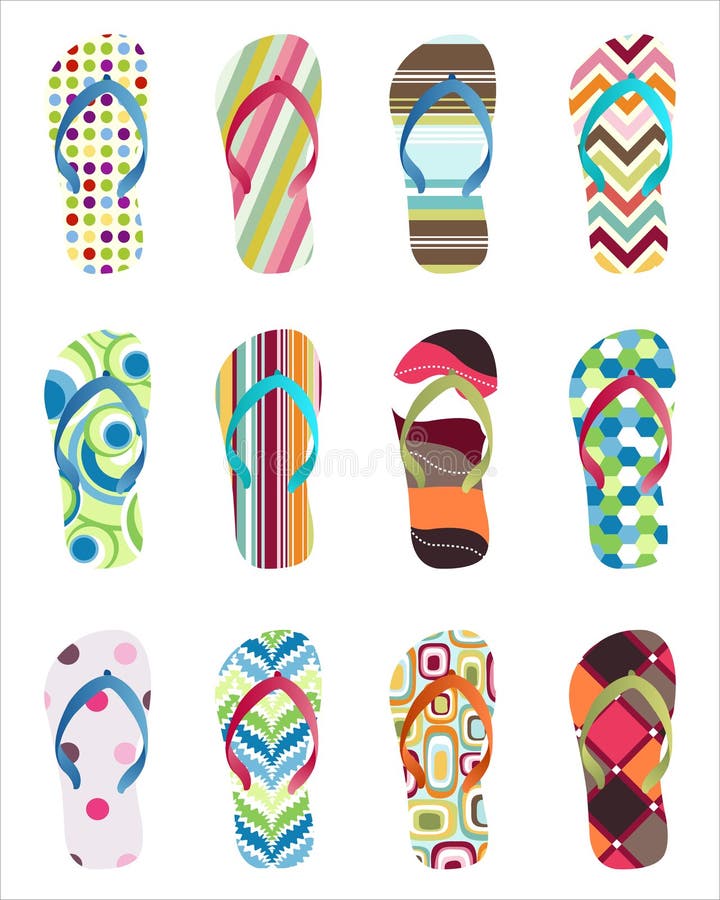 Flip Flops Texture Stock Illustrations – 2,591 Flip Flops Texture Stock ...