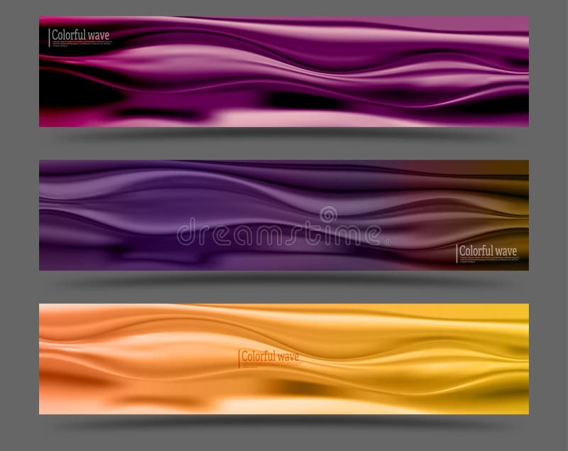 A Set of Colorful Gradient Backgrounds. Template for Poster, Banner ...