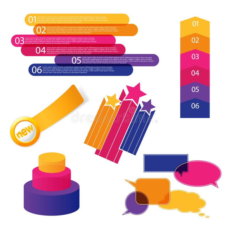 Set of colorful labels. stock vector. Illustration of commerce - 25928089