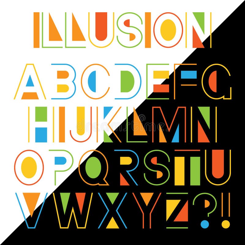 Set of Colorful Letters. Alphabet for Your Design Stock Vector ...
