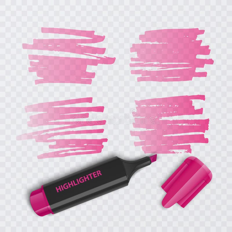 Transparent Highlighters Stock Illustrations – 73 Transparent ...